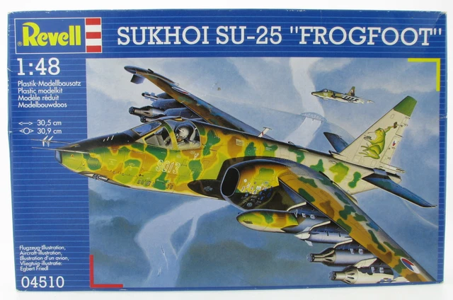 REVELL 04510 - SUKHOI Su-25 Frogfoot - 1:48 - Flugzeug Modellbausatz ...