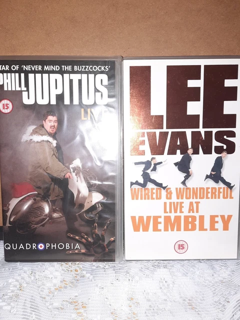 COMEDY VHS TAPES - PHIL JUPITUS - LEE EVANS! £3.00 - PicClick UK