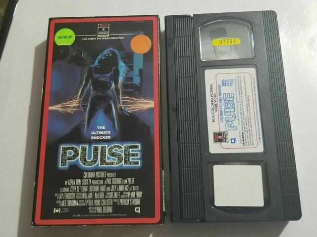 RARE NTSC VHS Tape 'Pulse' Horror Vhs Tape W/ Sleeve 1988 Rca Columbia ...