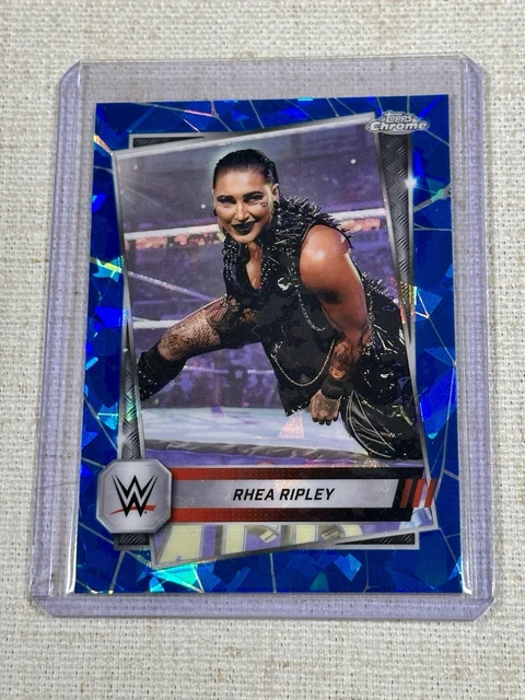 2025 TOPPS CHROME WWE Rhea Ripley Sapphire Refractor Raw $20.00 - PicClick