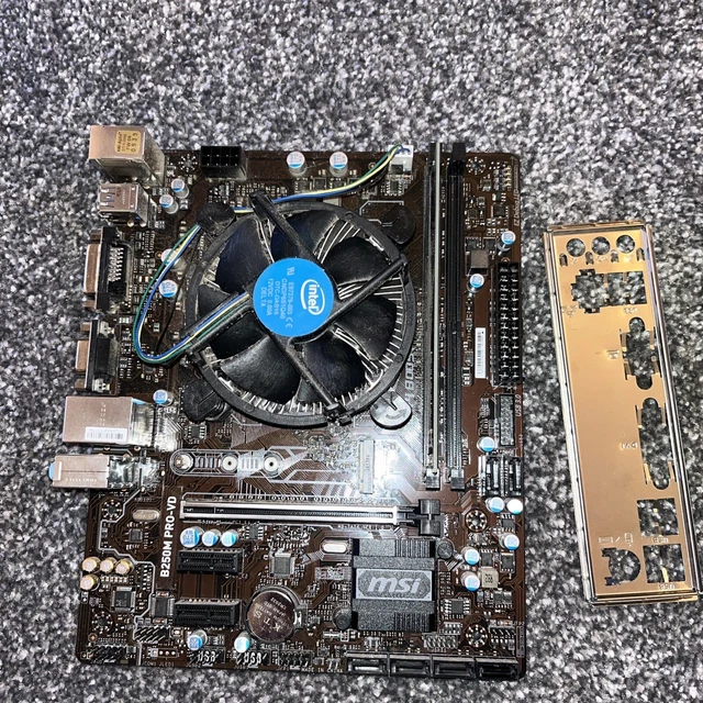 MSI B250M PRO-VD Motherboard LGA 1151 6th/7th Gen With I3 7100 and 8GB ...