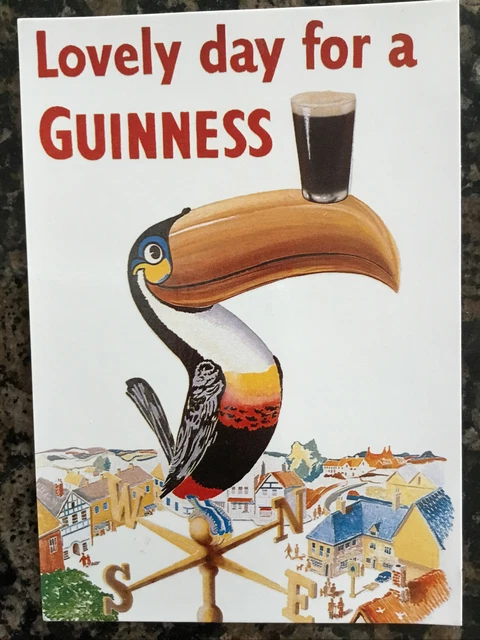 LOVELY DAY FOR A Guinness Postcard From An Old Guinness Poster By ...