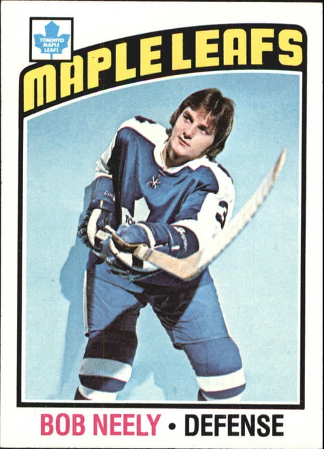 CARTE DE HOCKEY 1976-77 Topps Maple Leafs #194 Bob Neely - Neuf avec ...