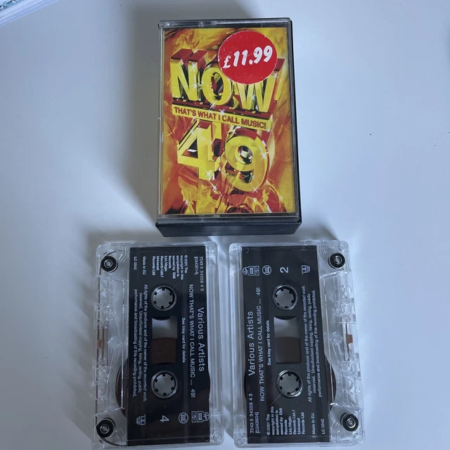 NOW THAT'S WHAT I CALL MUSIC 49 Original Now 49 Double Cassette Tape ...