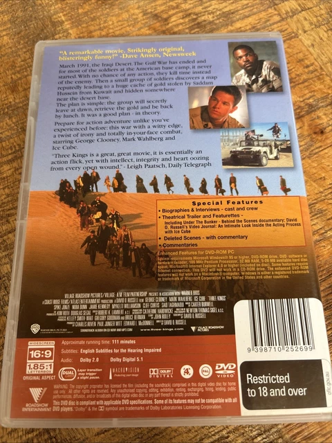 THREE KINGS (DVD, 1999) $7.95 - PicClick AU