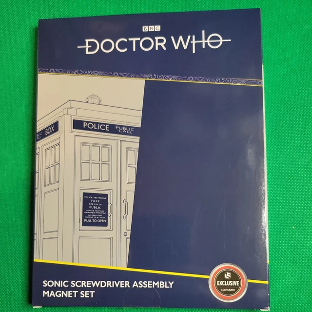 DOCTOR WHO SONIC Screwdriver Assembly Magnet Set Lootcrate Exclusive ...