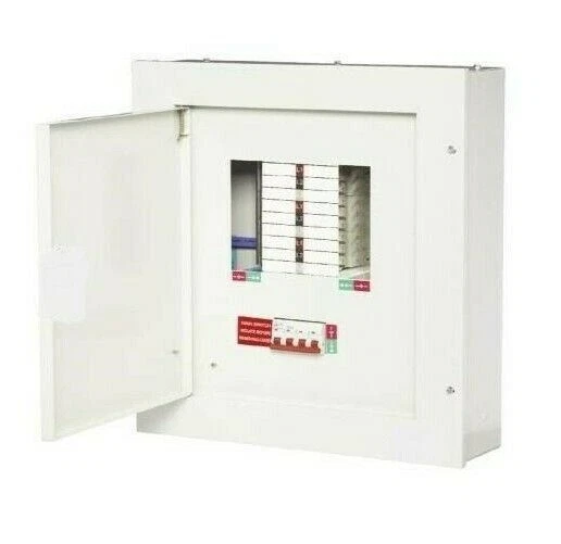 METAL 3 PHASE Consumer Unit Distribution Board MCB's & RCBO's £128.99 ...