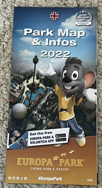 EUROPA PARK GUIDE Map And Infos 2022 English NEW EUR 2,73 - PicClick DE