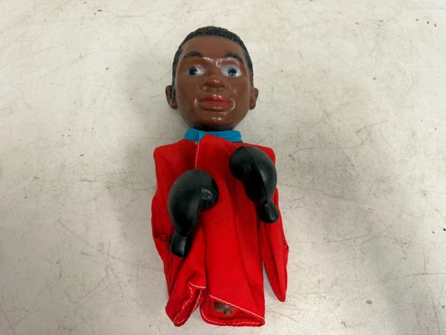VINTAGE TOY BOXER Muhammad Ali ? Punching Action 9" Boxing Hand Puppet ...