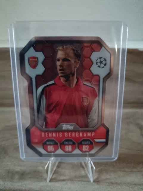 TOPPS MATCH ATTAX 2024/25 24/25 2025 Dennis Bergkamp Chrome Shield EUR ...