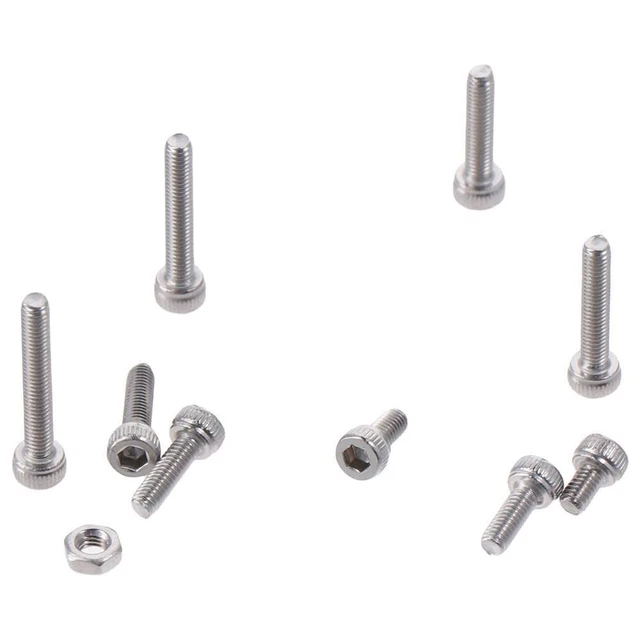 340pcs 5 6 8 10 12 14 16 18 20mm Hex Socket Head Cap Screws Eur 16 42
