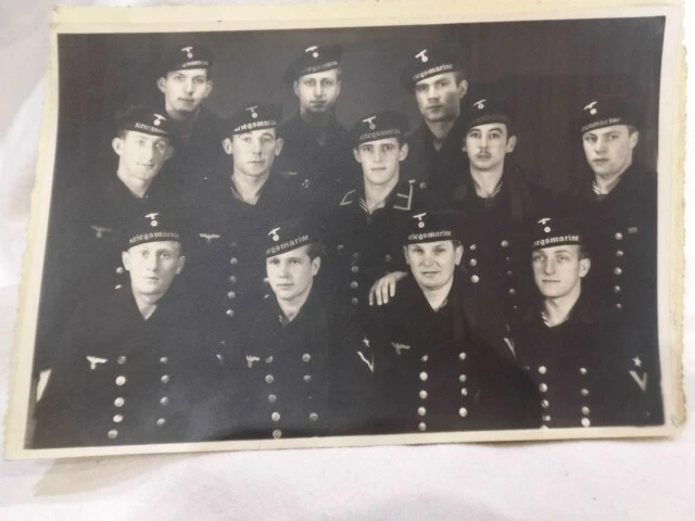 ORIG. PHOTO PORTRAIT, Kriegsnavy, Order Blue WW2 WW2 Uniform EK Award £ ...