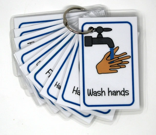 TOILET TRAINING ROUTINE Flash Cards - Visual Aid For Special Needs ...