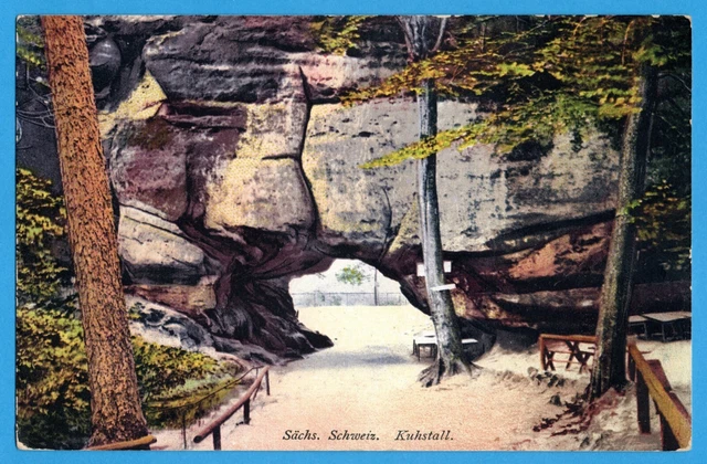 BAD SCHANDAU (UM 1925) - Kuhstall - Kirnitzschtal Sächsische Schweiz - AK 193 EUR 1,00 - PicClick DE