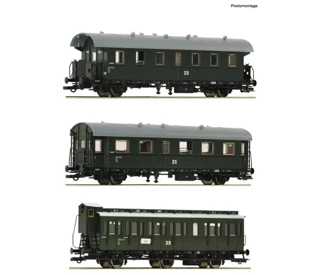 ROCO DR BIP/B3 Branch Line Coach Set (3) III RC6200131 HO Gauge £100.45 ...