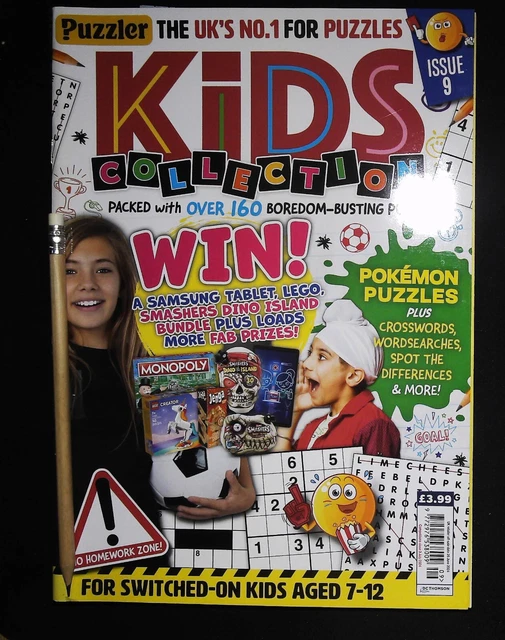 PUZZLER KIDS COLLECTION magazine #12 2024 For switched-on kids aged 7 ...