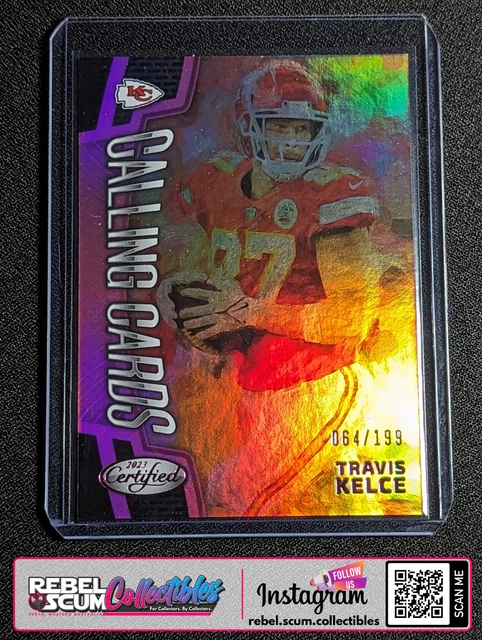 TRAVIS KELCE | /199 Calling Cards Insert | #CALL-3 | 2023 Certified ...