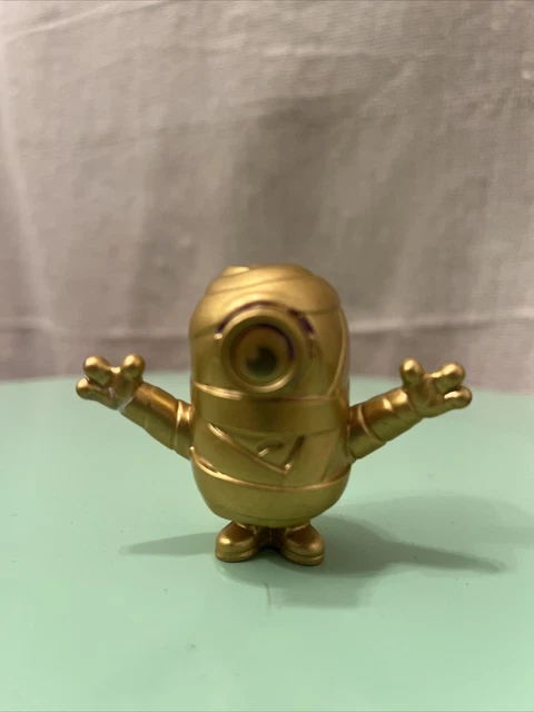 MCDONALDS HAPPY MEAL Toy 2020 Minions Rise Of Gru Rare GOLD MUMMY Gold ...