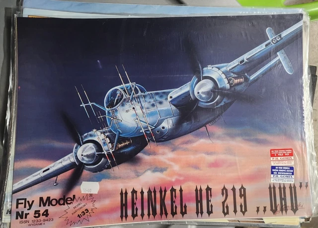 PAPER MODEL OF Heinkel He-111 H6 plane. Scale 1:33 £21.00 - PicClick UK