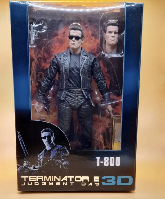 T-800 TERMINATOR 2 Judgment Day 3D 7" Action Figure NECA Open box EUR ...