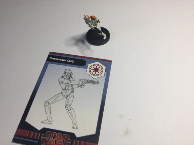COMMANDER CODY Star Wars Miniatures With Stat Card Wotc $99.00 ...