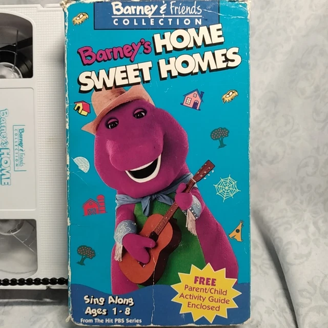 BARNEY FRIENDS COLLECTION Home Sweet Home VHS Video Tape Lyons Sing ...
