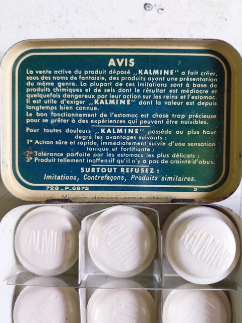 ANCIENNE BOITE EN fer Kalmine Paul Métadier EUR 9,00 - PicClick FR