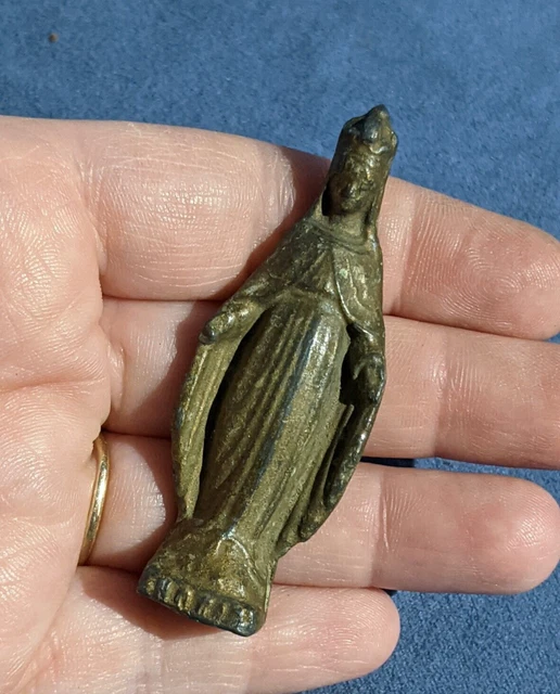 ANTIQUE RELIGIOUS SHRINE Cast Metal Figurine $25.00 - PicClick CA