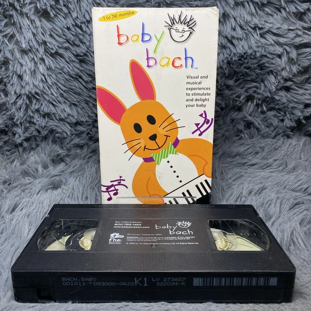 BABY EINSTEIN BABY Bach VHS Video Tape Infant Learning 1 To 36 Months ...