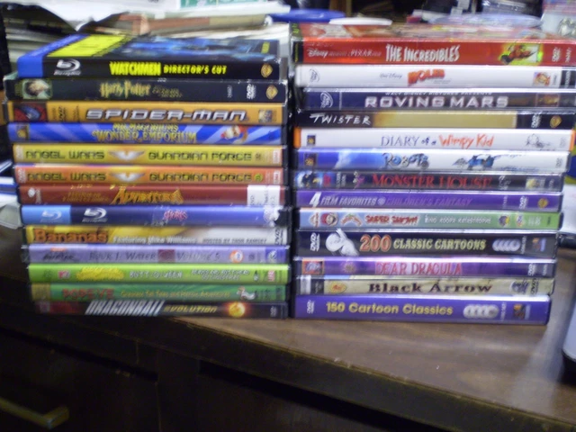 (35) CHILDRENS ADVENTURE DVD Lot: Disney The Incredibles Holes Robots ...
