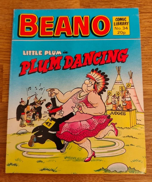 COMIC - CLASSIC Beano Comic Library No #34 Little Plum In Plum Dancing ...
