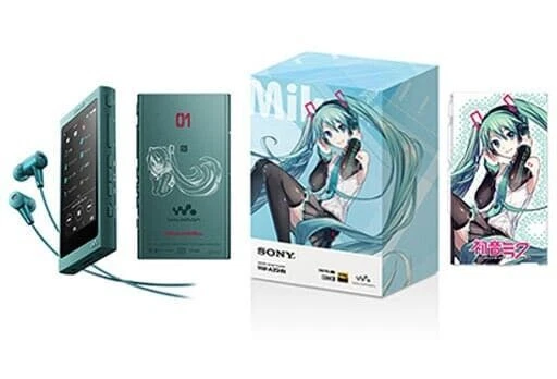 SONY WALKMAN HATSUNE Miku model 10th anniversary NW-A35HN 16GB With BOX ...