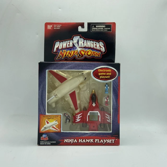 VINTAGE POWER RANGERS Ninja Storm Red Hawk Playset #10471 $39.99 - PicClick