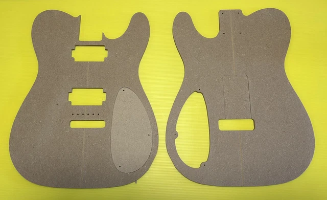 TEMPLATES DIMA CHITARRA Guitar in MDF stile Telecaster/Strato EUR 41,90 ...
