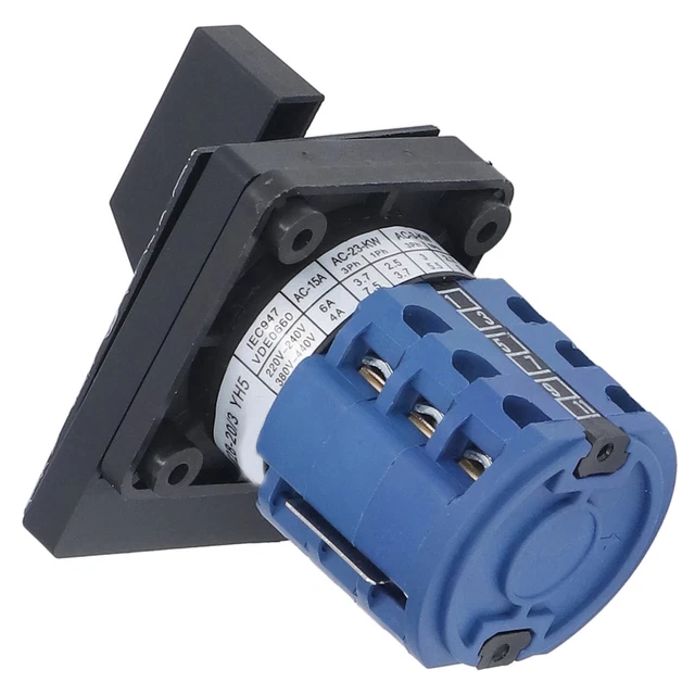 CHANGEOVER SELECTOR SWITCH Knob Voltage Control 7 Position 3 Phase 3 ...