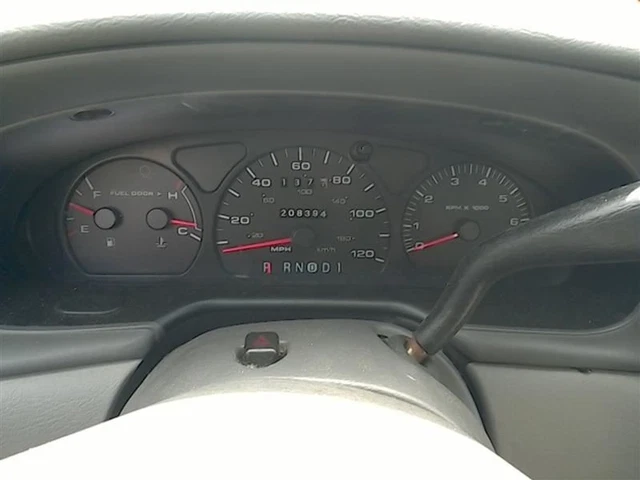 SPEEDOMETER CLUSTER MPH With Flex Fuel Vehicle Ffv Fits 01-03 Ford ...