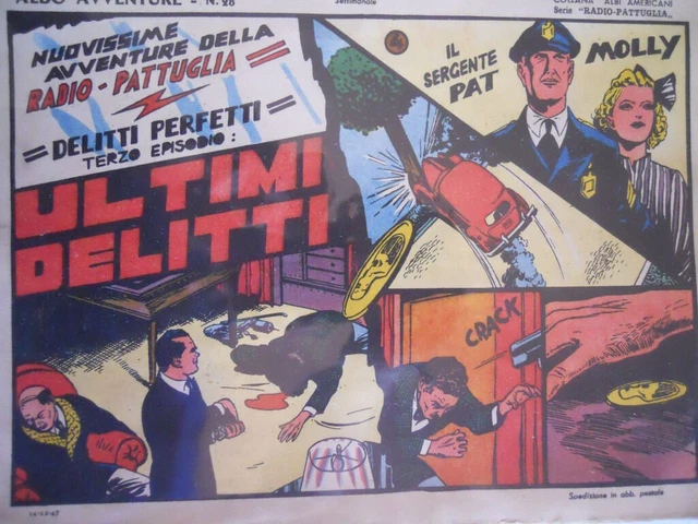 RADIO PATTUGLIA ALBO Avventure n 28 1947 Delitti perfetti ed. Capriotti [G318] EUR 14,64 ...
