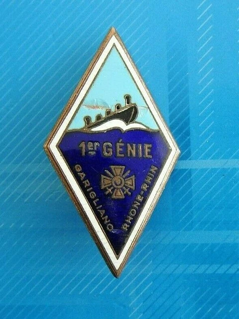 #2519# METAL BADGE of the 1st Engineer Regiment / Drago H. 209. £12.81 ...