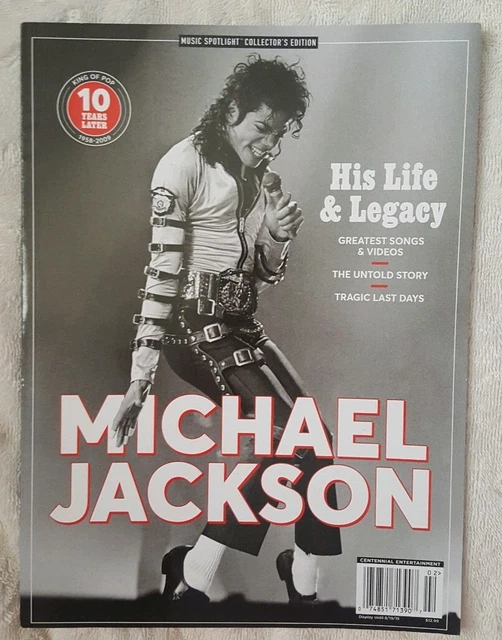 MUSIC SPOTLIGHT CENTENNIAL MICHAEL JACKSON His Life & Legacy Book ...