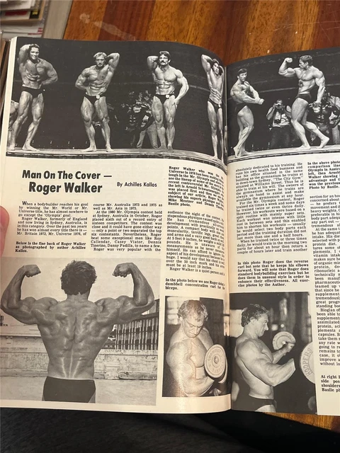 IRONMAN BODYBUILDING MUSCLE magazine ROGER WALKER & KIM ROGERS 3-81 $5. ...