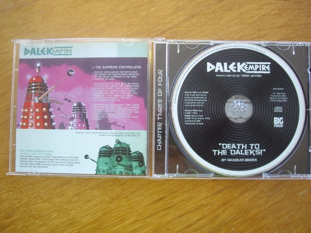 DOCTOR WHO DEATH to the Daleks, 2001 Big Finish audio book CD *OUT OF ...