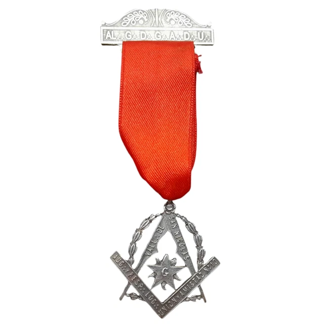 RARE VINTAGE 1940’S Masonic ‘Lodge Union and Friendship’Medal w/Ribbon ...