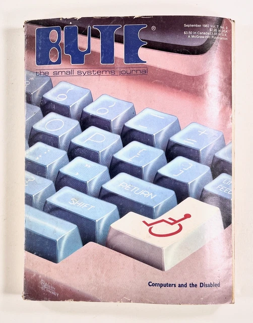 1982 SEP BYTE MAGAZINE Microvox Voice Synthesizer BRAILLE IN PASCAL ...