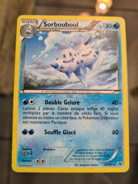 CARTE POKEMON FRANÇAISE Sorbouboul 29/101 Nobles Victoires Rare EUR 1 ...