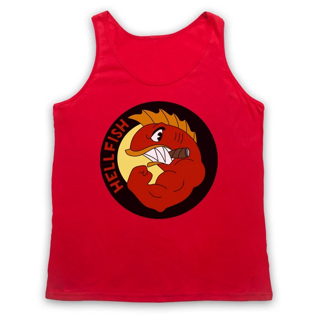 HELLFISH LOGO ABE Simpson WWII Army Regiment Unit Adults Tank Top All ...