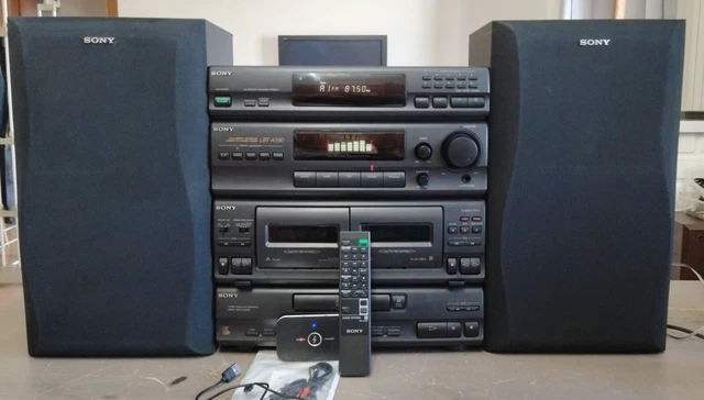 AMPLIFICATORE STEREO SONY LBT-A390 CD Equalizzatore radio BLUETOOTH ...