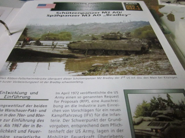 ARCHIV MILITÄRFAHRZEUGE LEICHTE Panzer USA 12.1 M2 AO/M3 AO BRADLEY 4S ...