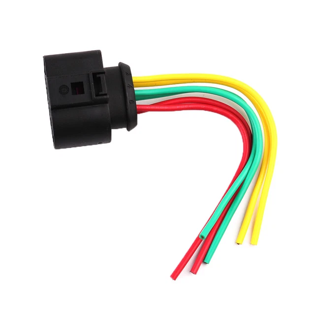 6-PIN OXYGEN SENSOR Plug Connector w/ Wire Pigtail Fit For VW Audi ...