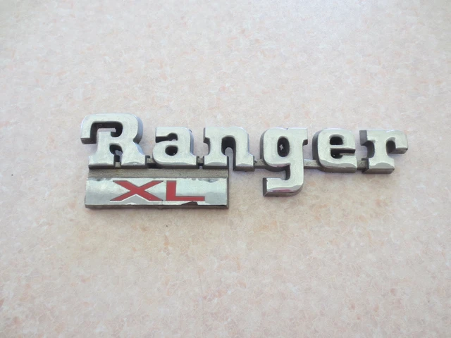 1980S FORD RANGER XL truck badge - emblem $30.00 - PicClick AU