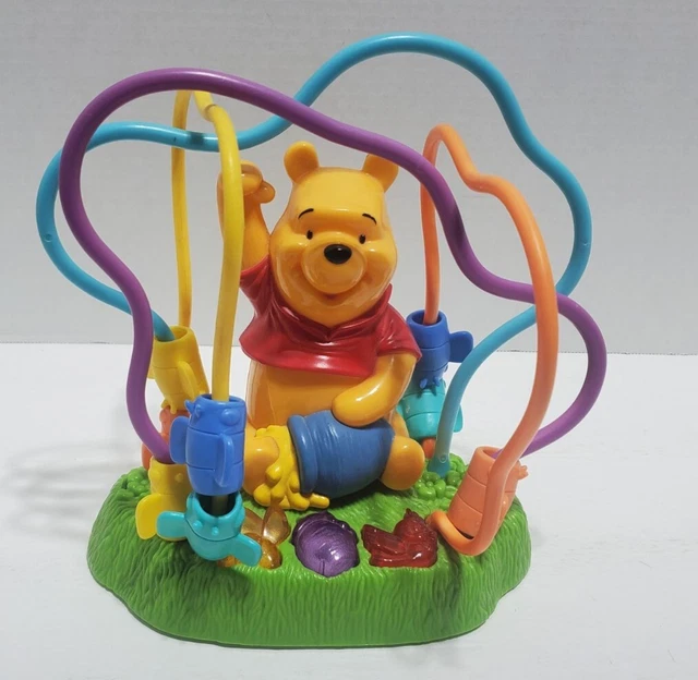 VTG DISNEY MATTEL Electronic Winnie The Pooh Baby Wire Bead Maze Toy ...